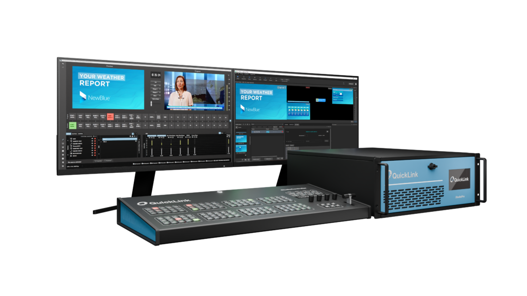 QuickLink StudioPro Integrates NewBlue Captivate™ - NewBlue