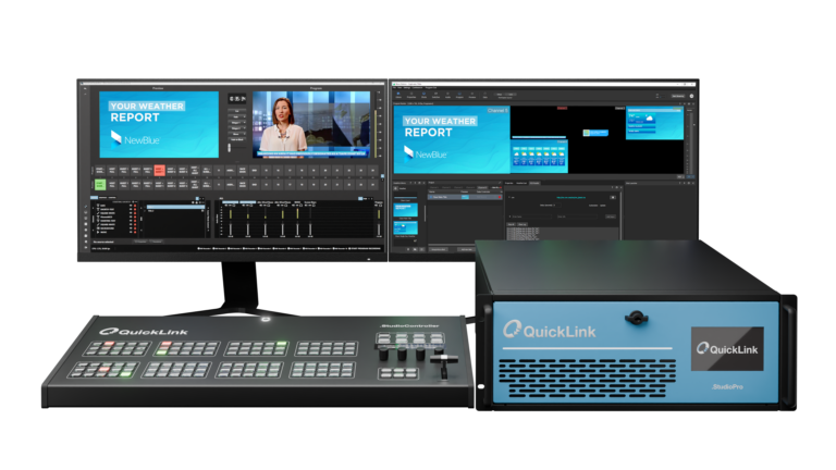 QuickLink StudioPro Integrates NewBlue Captivate™ - NewBlue